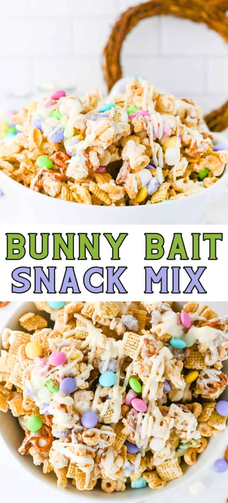 Easy Bunny Bait Snack Mix Recipe - Organized Island