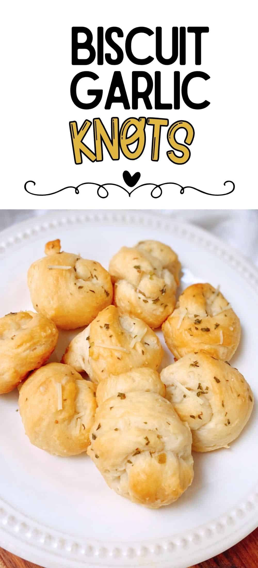 Easy Buttery Biscuit Garlic Knots Recipe - Organized Island