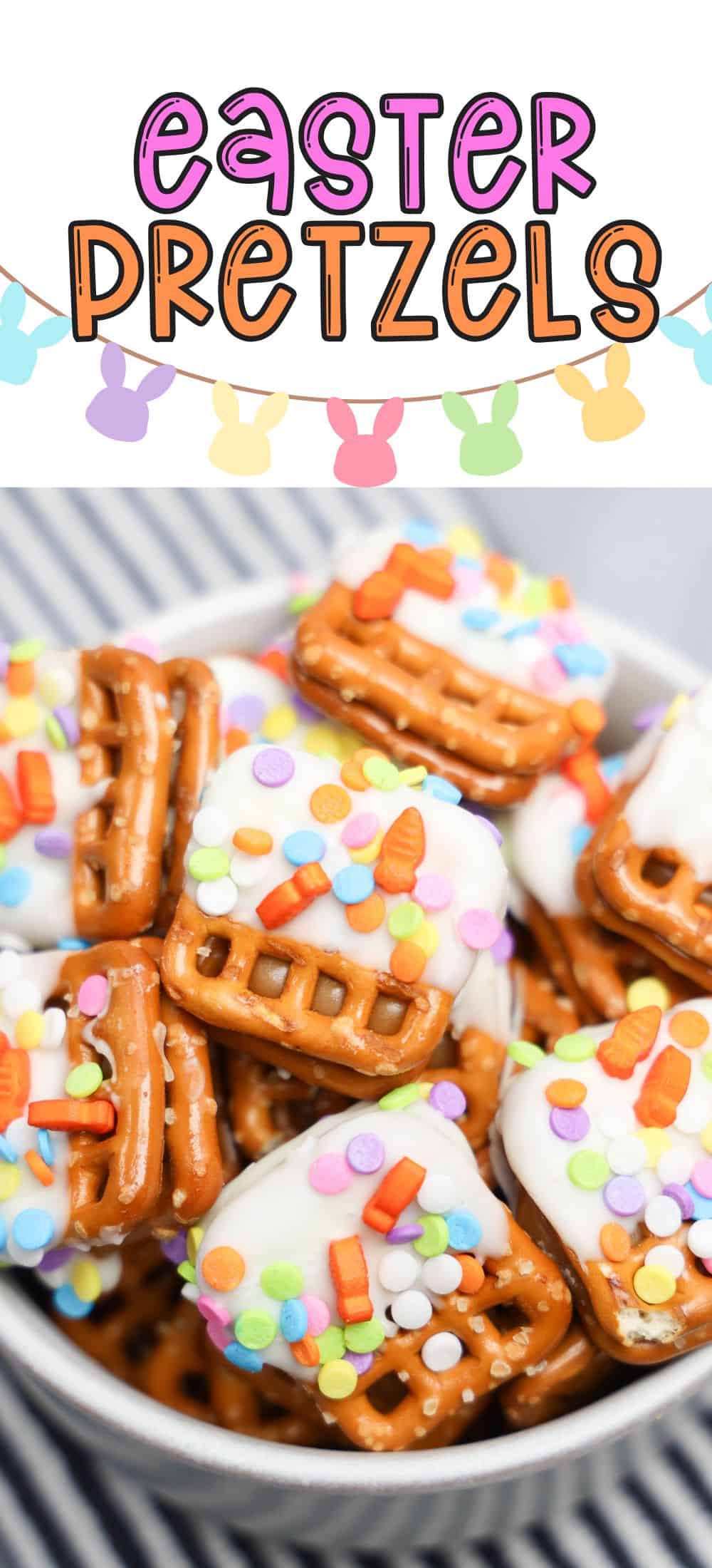 Easy Easter Pretzels Snack Recipe - Organized Island
