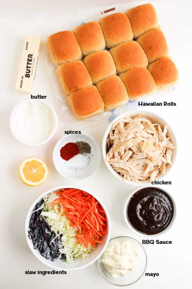 Saucy BBQ Chicken Sliders Recipe - Organized Island