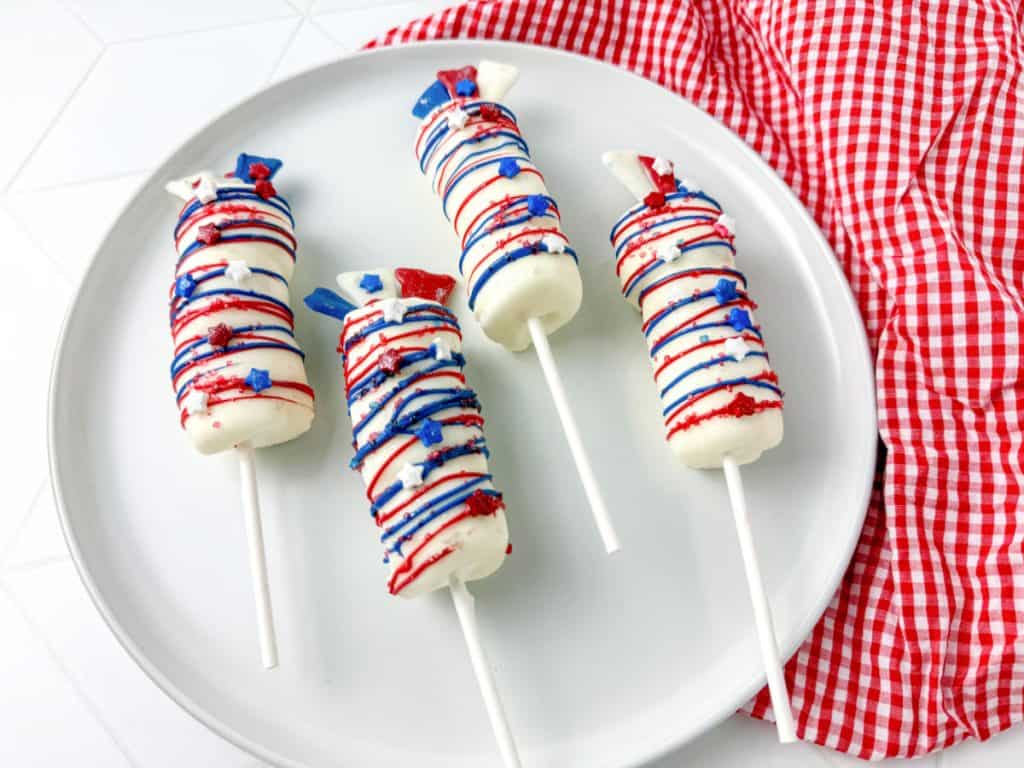 Firework Marshmallow Pops - Organized Island