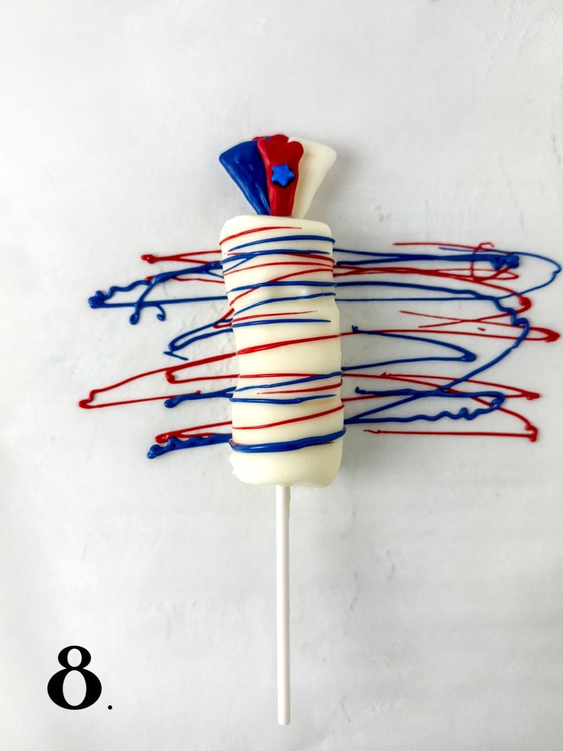 Firework Marshmallow Pops - Organized Island