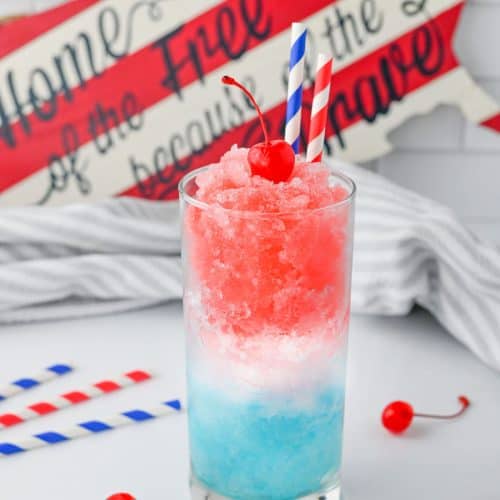 Red White and Blue Slushies - Organized Island