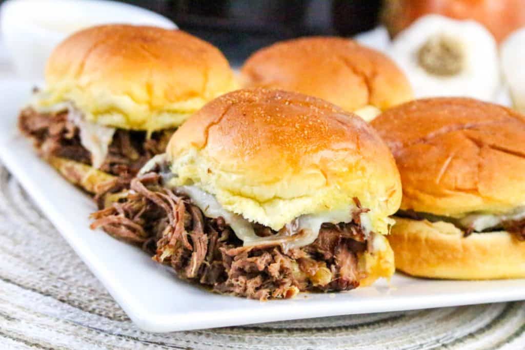 Shredded Beef Sliders - Organized Island