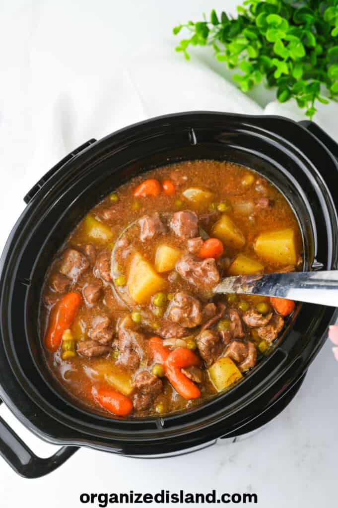 Crockpot Beef Stew - Organized Island