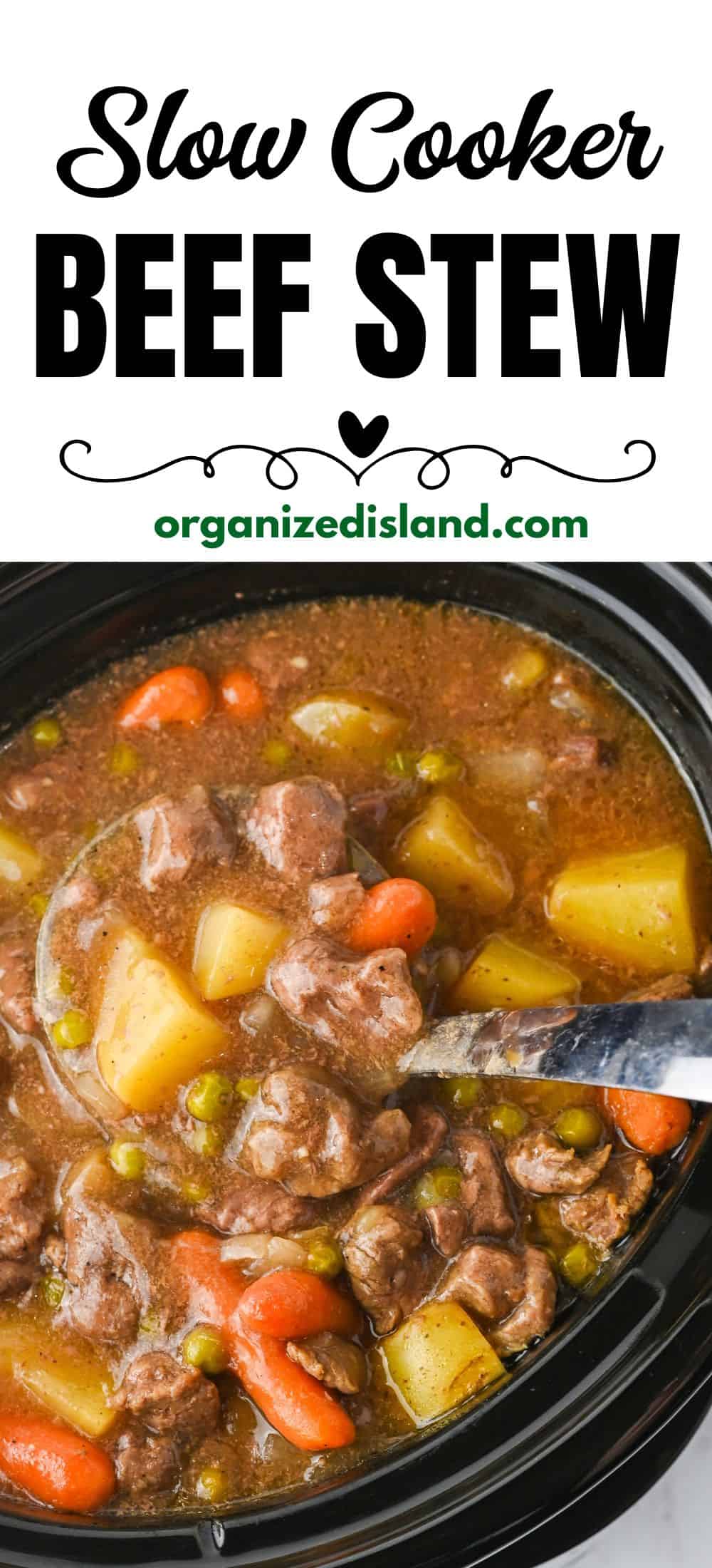 Crockpot Beef Stew - Organized Island