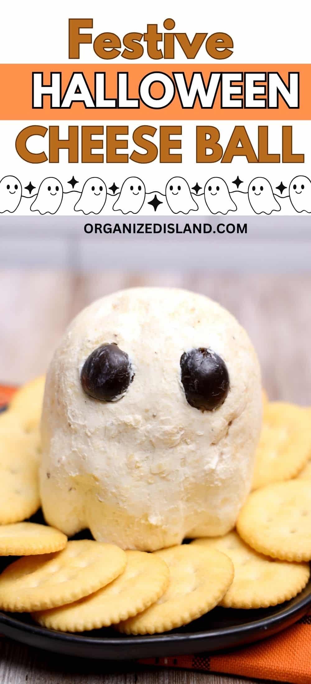 Halloween Cheese Ball - Organized Island