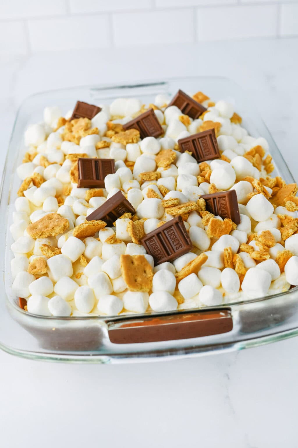Easy S'mores Cake Dessert Recipe - Organized Island