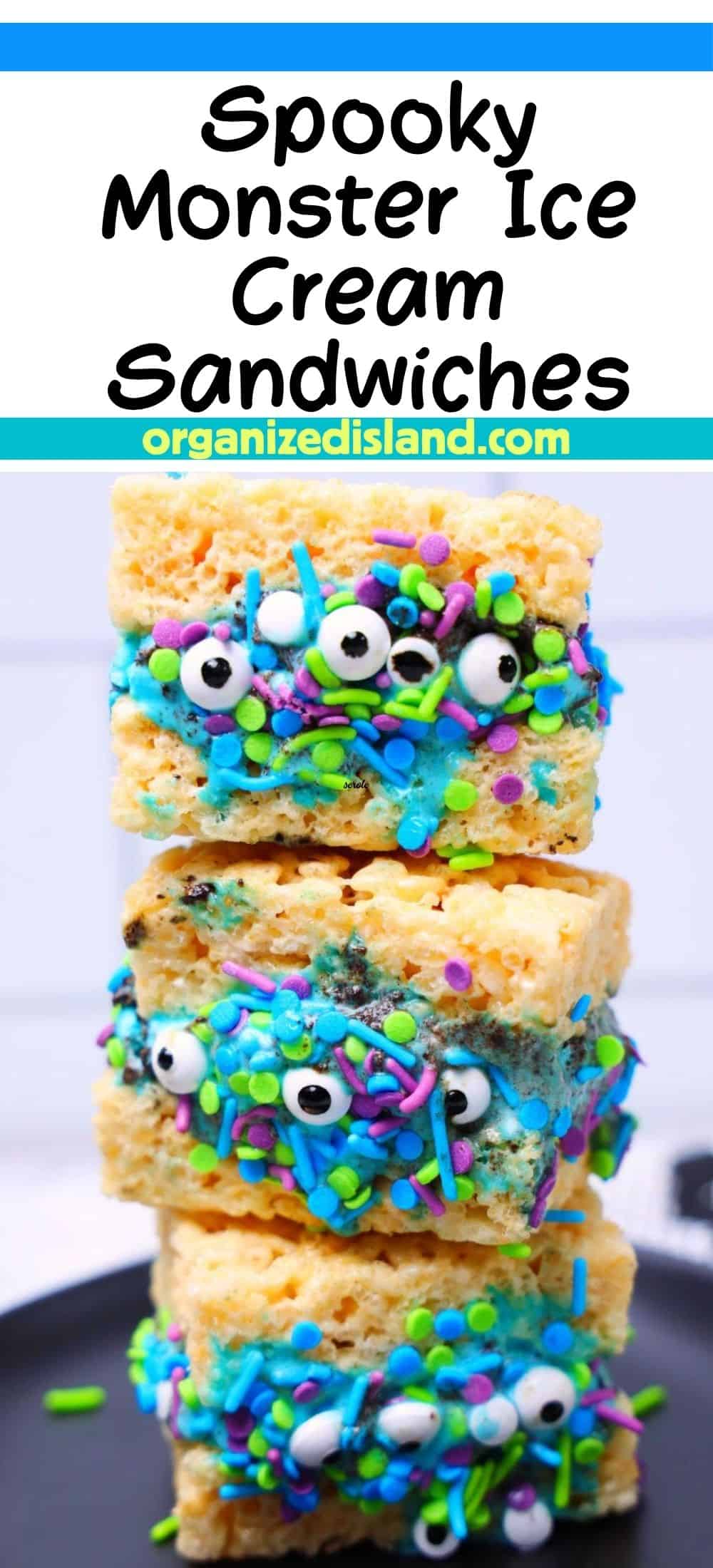 Monster Ice Cream Sandwiches - Organized Island