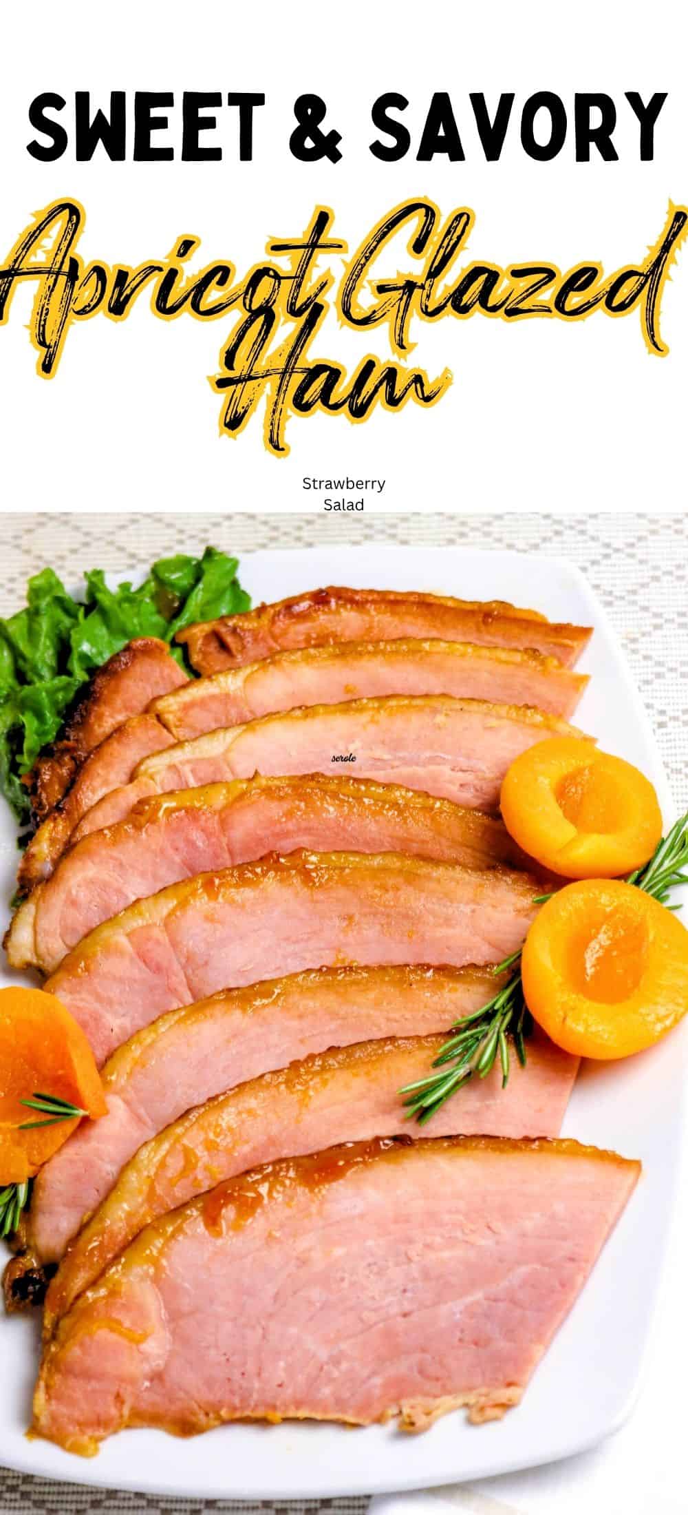 Holiday Apricot Glazed Ham Recipe - Organized Island