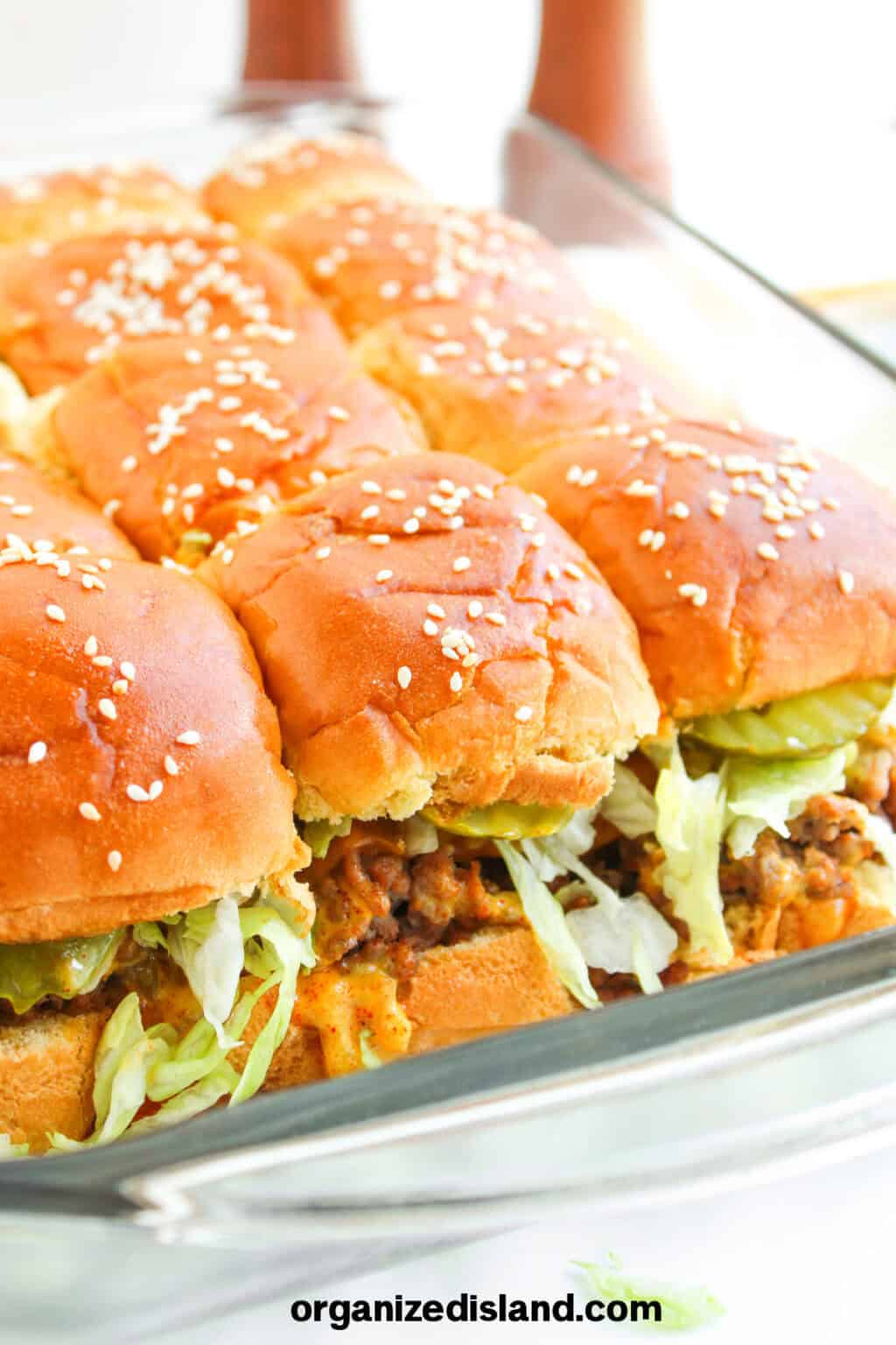 Easy Big Mac Sliders - Organized Island