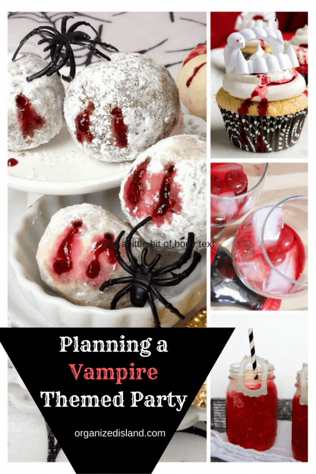 Planning a Vampire Themed Party - Organized Island